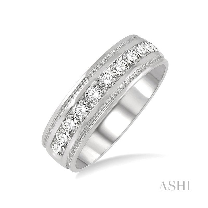 Channel Set Men'S Diamond Band – Park Place Jewelers md