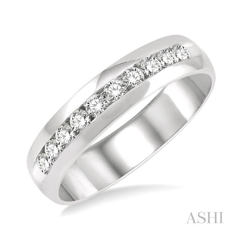 Channel Set Men'S Diamond Band – Park Place Jewelers md